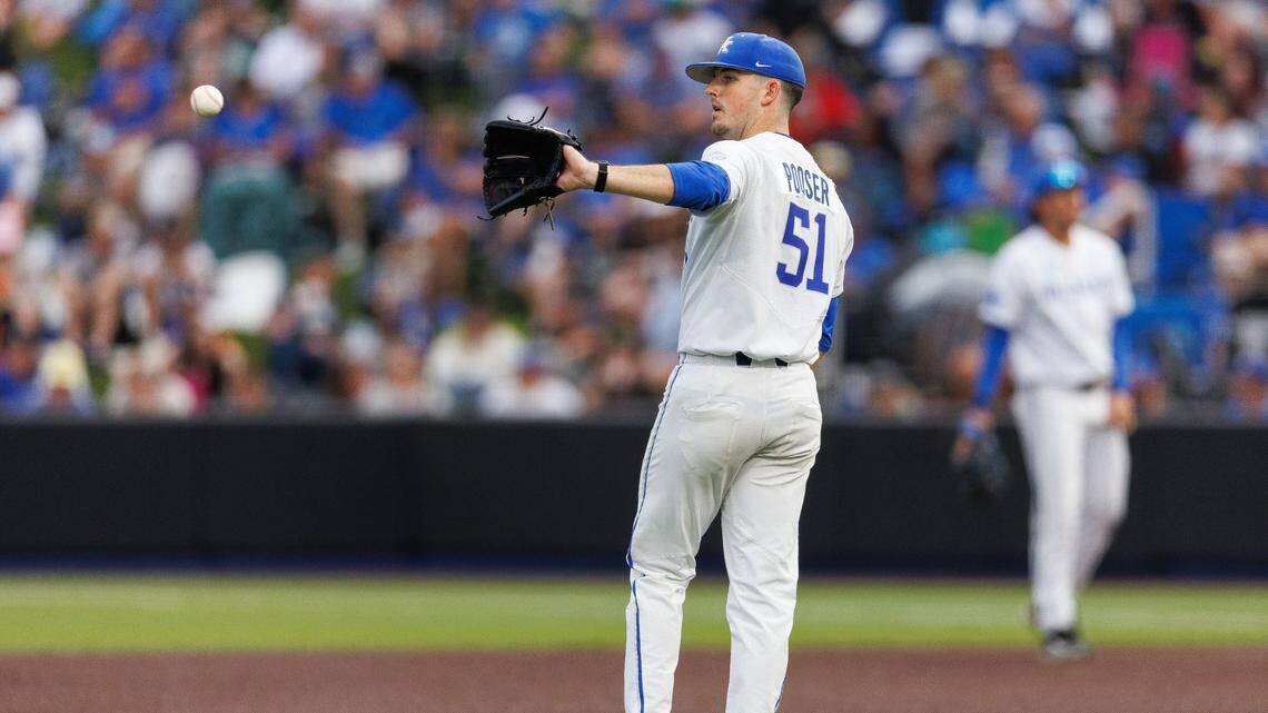 UK baseball ace Trey Pooser continues dominant postseason | Lexington ...
