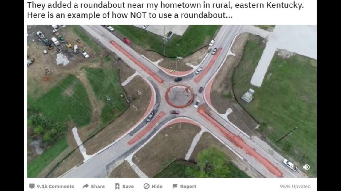 Some Kentucky drivers not fond of new roundabout in EKY | Lexington ...