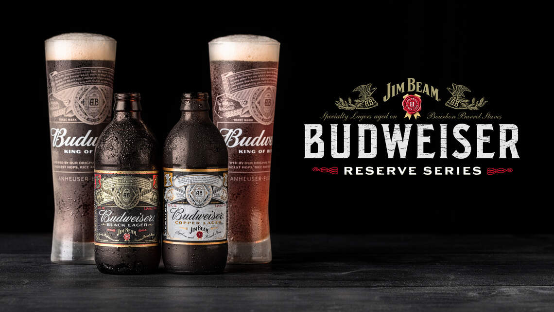 Jim Beam Bourbon, Budweiser release special Black Lager beer ...