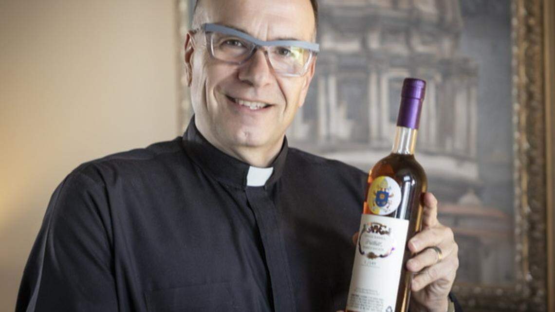 Willett bourbon barrel: Priest taking bottle to Pope Francis ...
